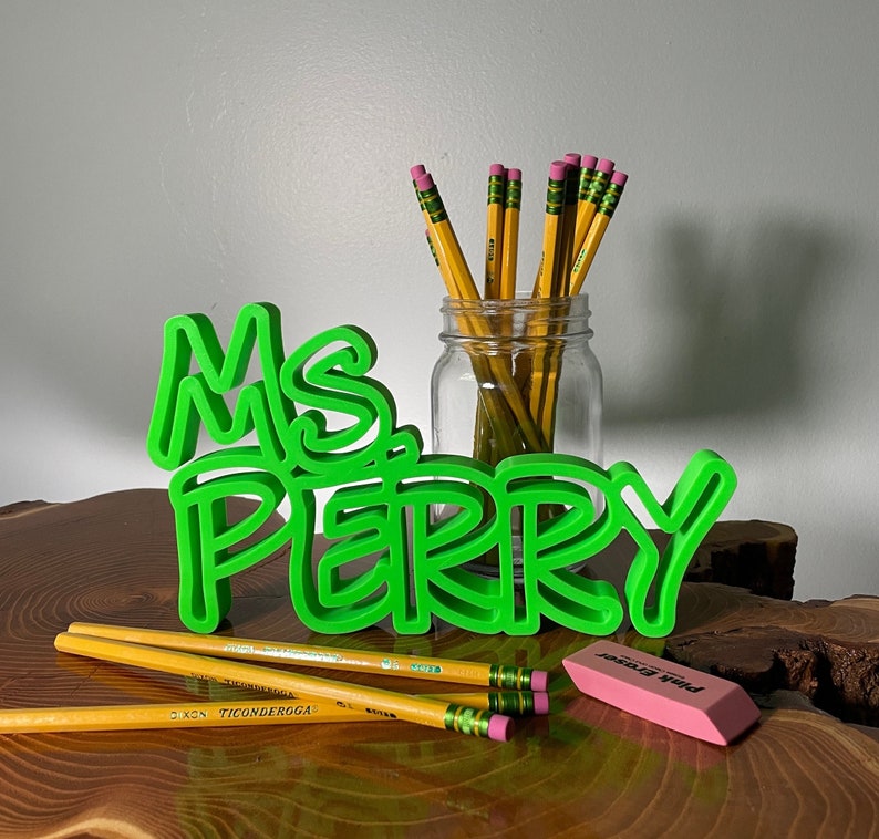 MULTIPLE Nameplate DISCOUNT (4+ Nameplates) - Custom Teacher Gift ...