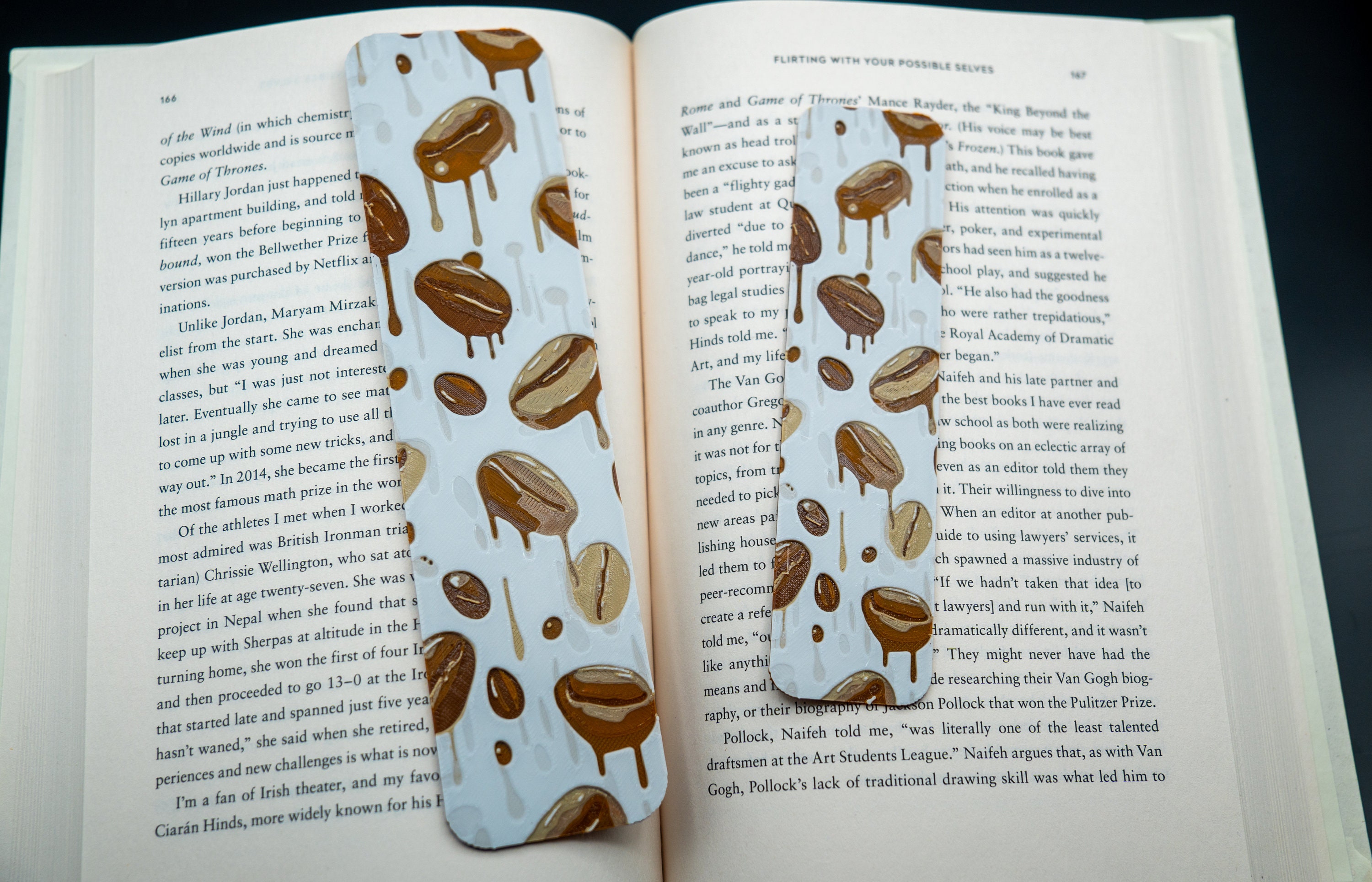 Coffee Beans Bookmark, Coffee Bookmark, Coffee Themed Bookmark, Coffee ...