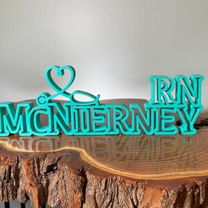 Nurse Name Plate, Nurse Name Sign, Nurses Week Gift, New Nurse Gift ...