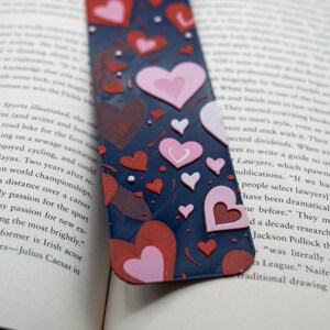 Valentines Day Bookmarks Combo Pack, Pink Hearts Bookmark, 3d Heart ...