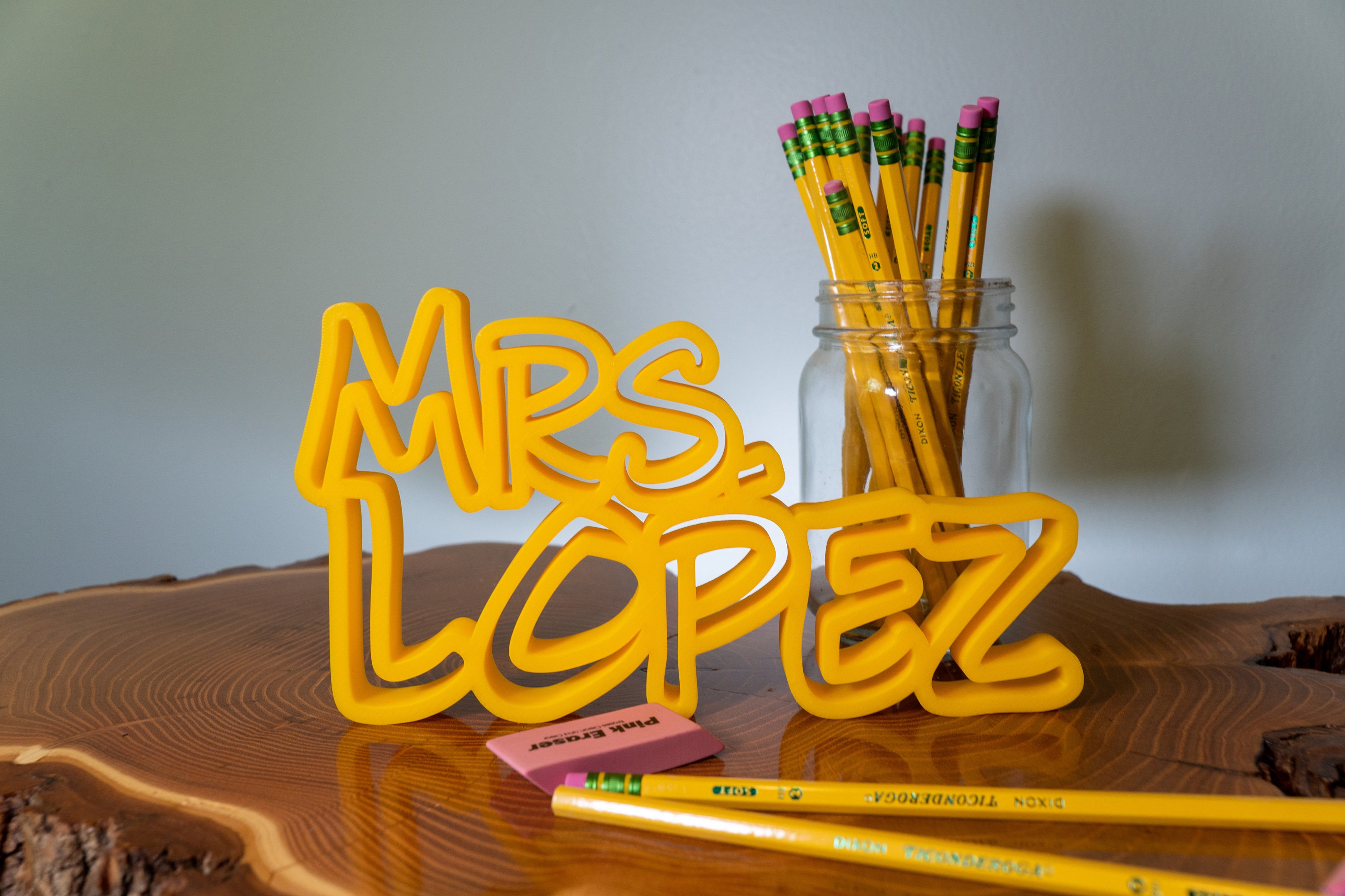 MULTIPLE Nameplate DISCOUNT (4+ Nameplates) - Custom Teacher Gift ...