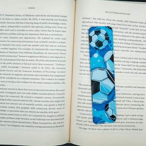 Soccer Bookmark, Soccer Ball Bookmark, Futbol Bookmark, Soccer Player ...