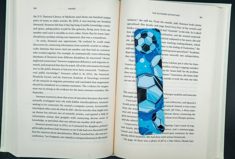 Soccer Bookmark, Soccer Ball Bookmark, Futbol Bookmark, Soccer Player ...