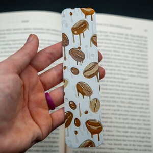 Coffee Beans Bookmark, Coffee Bookmark, Coffee Themed Bookmark, Coffee ...
