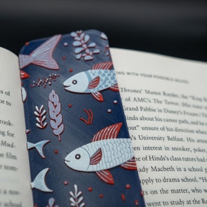 Fish Bookmark, Nature Themed Bookmark, Cute Fish Bookmark, Fisherman ...