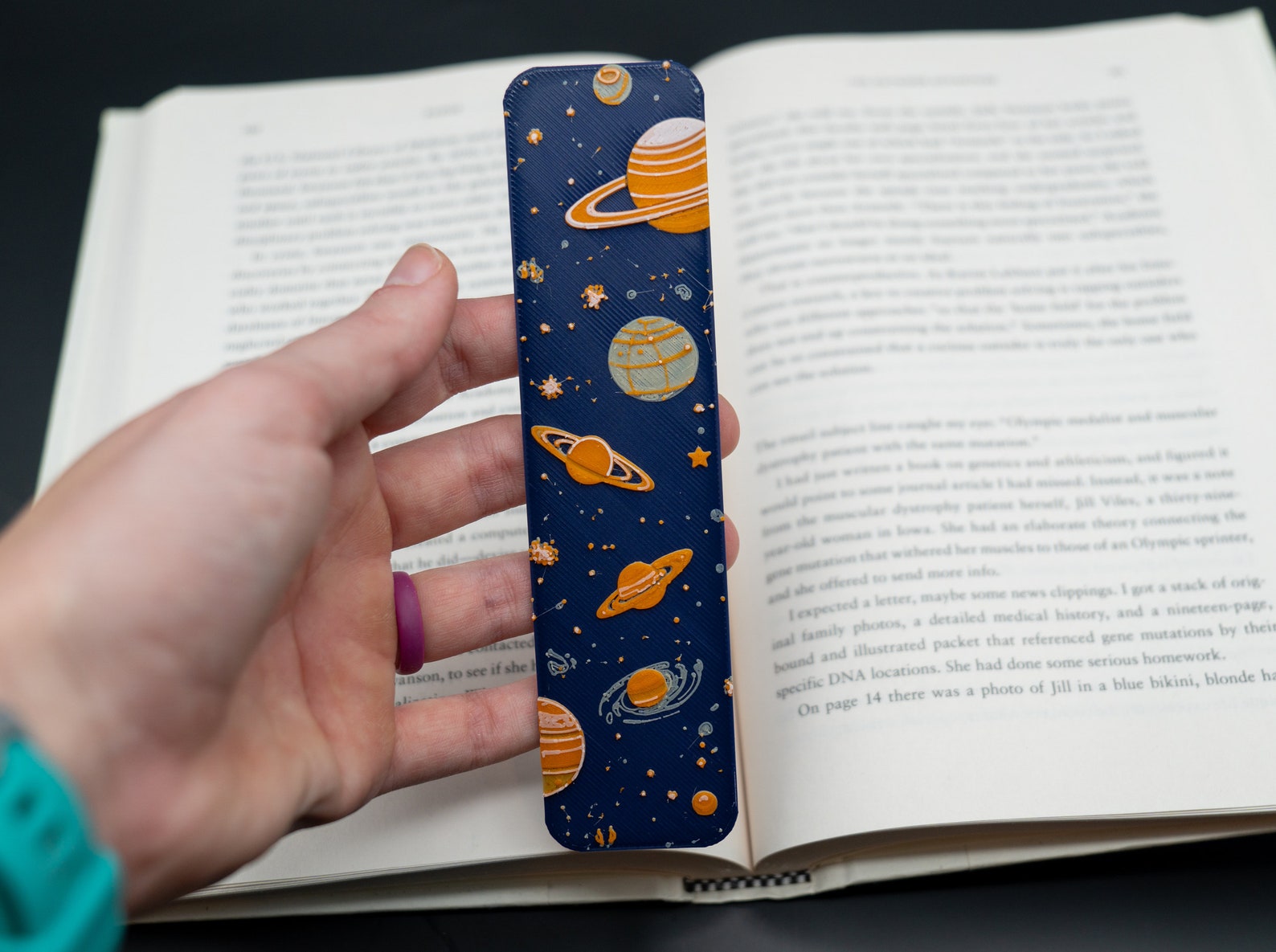 Space Bookmark, Outer Space Bookmark, Planets Bookmark, Space Themed ...