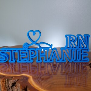 Nurse Name Plate, Nurse Name Sign, Nurses Week Gift, New Nurse Gift ...