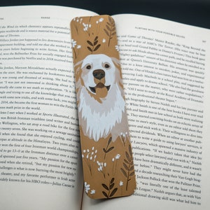 Golden Retriever Dog Bookmark, Dog Bookmark, Puppy Bookmark, Dog Themed ...