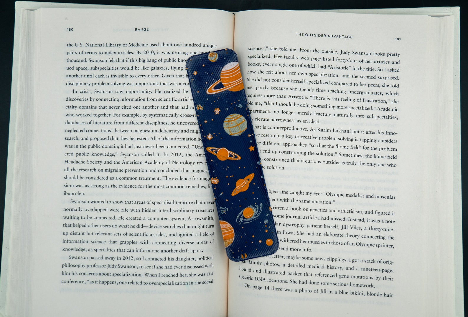 Space Bookmark, Outer Space Bookmark, Planets Bookmark, Space Themed ...