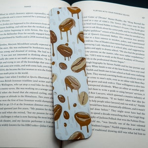 Coffee Beans Bookmark, Coffee Bookmark, Coffee Themed Bookmark, Coffee ...