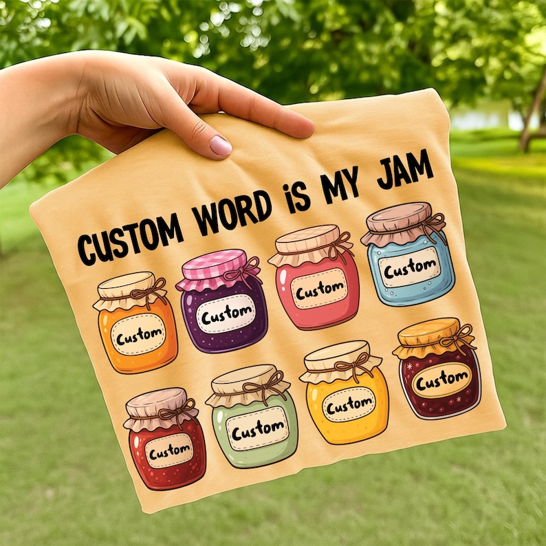 Custom Jam Shirt PNG, Custom Word is My Jam Png, Custom Title is My Jam ...