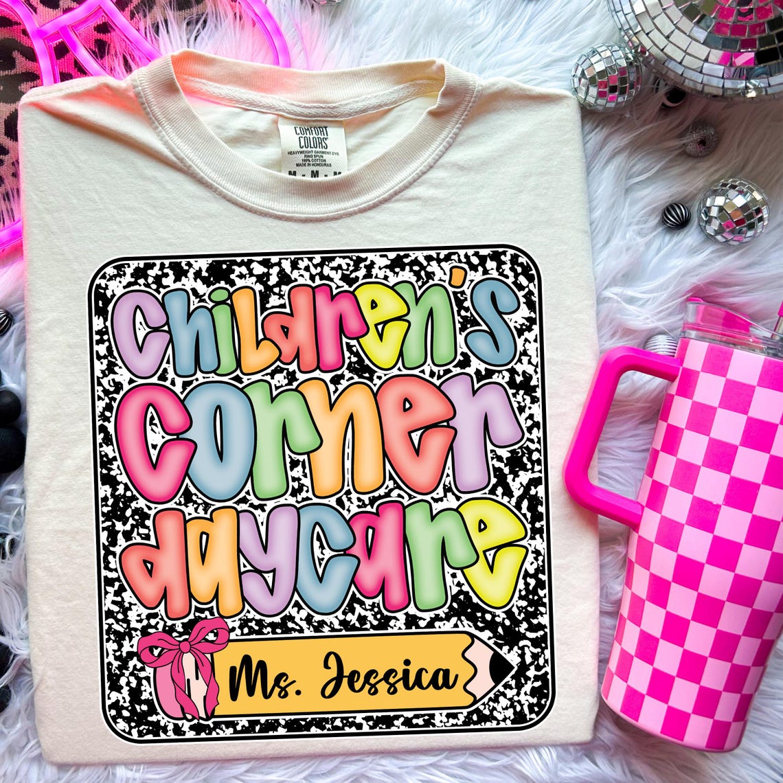 Children's Corner Daycare PNG, Teacher Appreciation Sublimation, Back ...