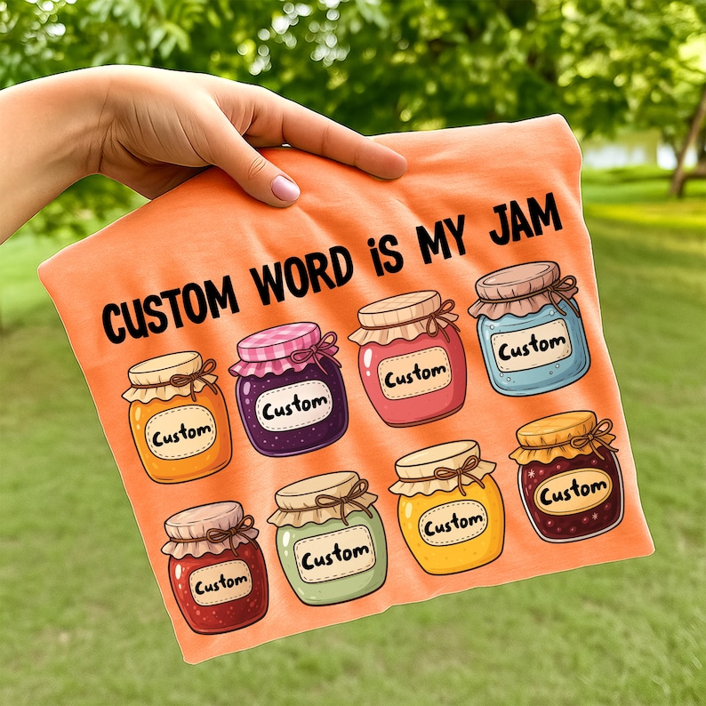 Custom Jam Shirt PNG, Custom Word is My Jam Png, Custom Title is My Jam ...