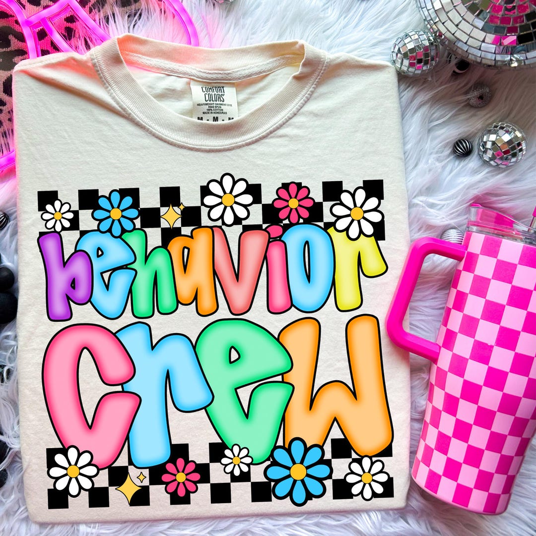 Behavior Crew PNG, School Counselor Teacher Staff Crew Shirt Design ...