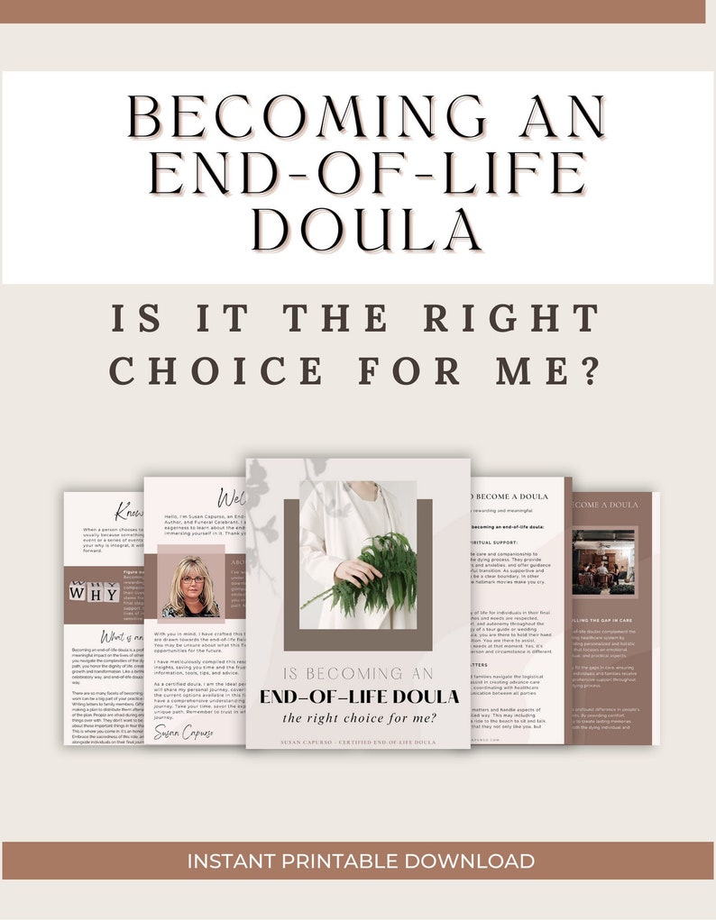 End of Life Doula: A Unique Career Guide to Work With Terminal ...