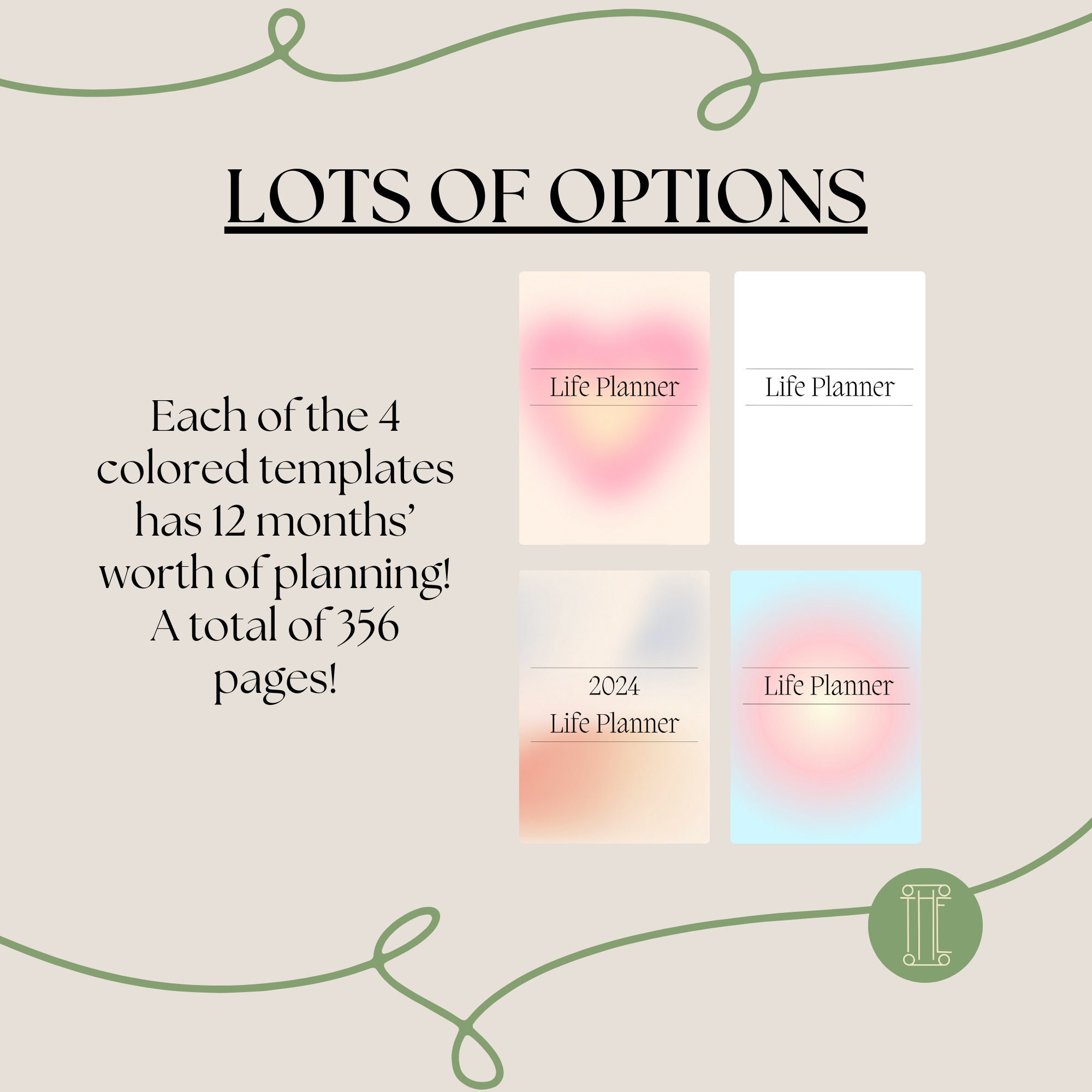 Yearly Life Planner Canva Template Printable/editable - Etsy