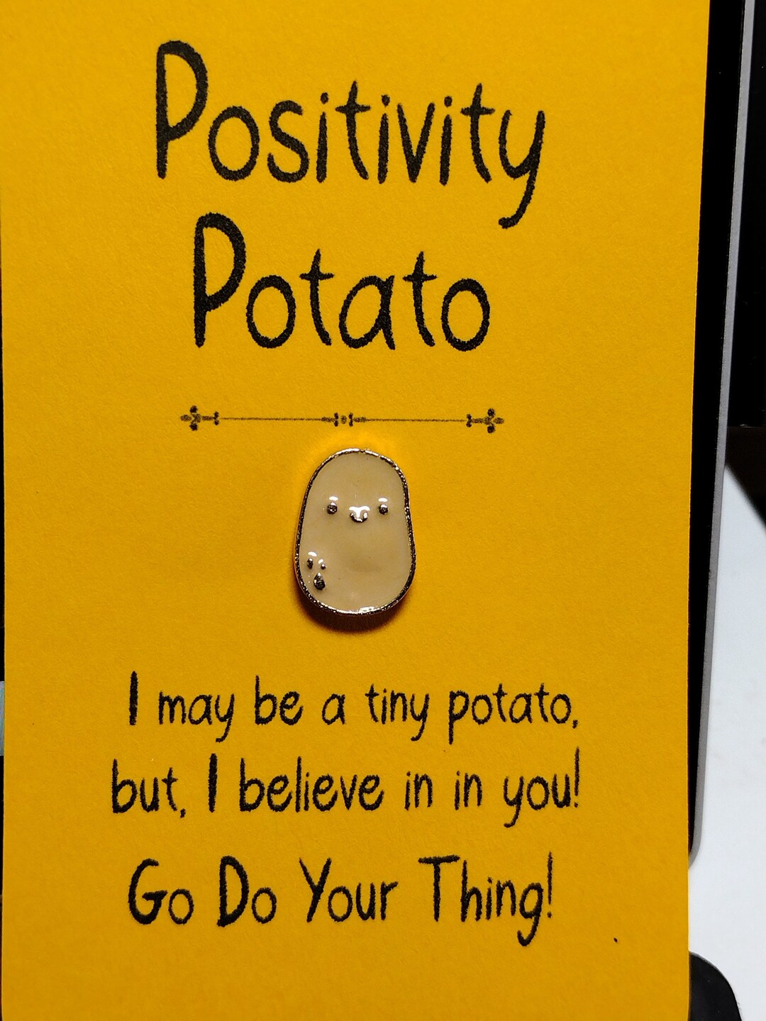 Positivity Potato, Inspiration, Gift, Anxiety - Etsy