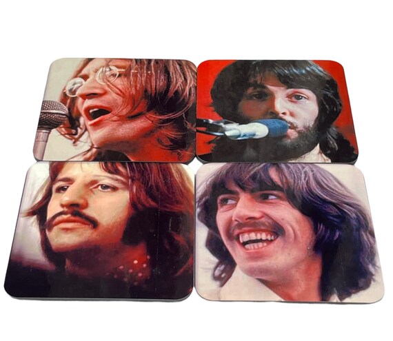 The Beatles Let It Be Set of 4 Coasters - Etsy