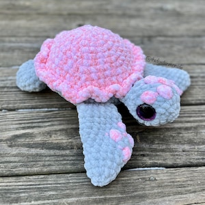 CROCHET PATTERN: Thea the No Sew Sea Turtle - Etsy