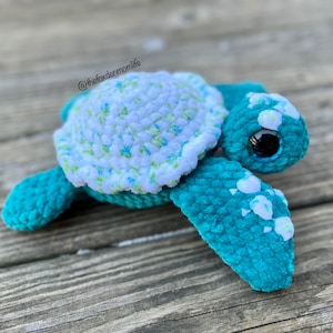 CROCHET PATTERN: Thea the No Sew Sea Turtle - Etsy