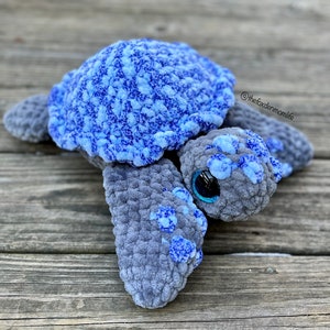CROCHET PATTERN: Thea the No Sew Sea Turtle - Etsy