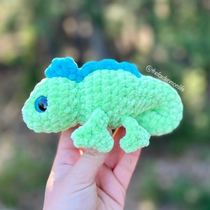 CROCHET PATTERN: Pico the No Sew Chameleon - Etsy