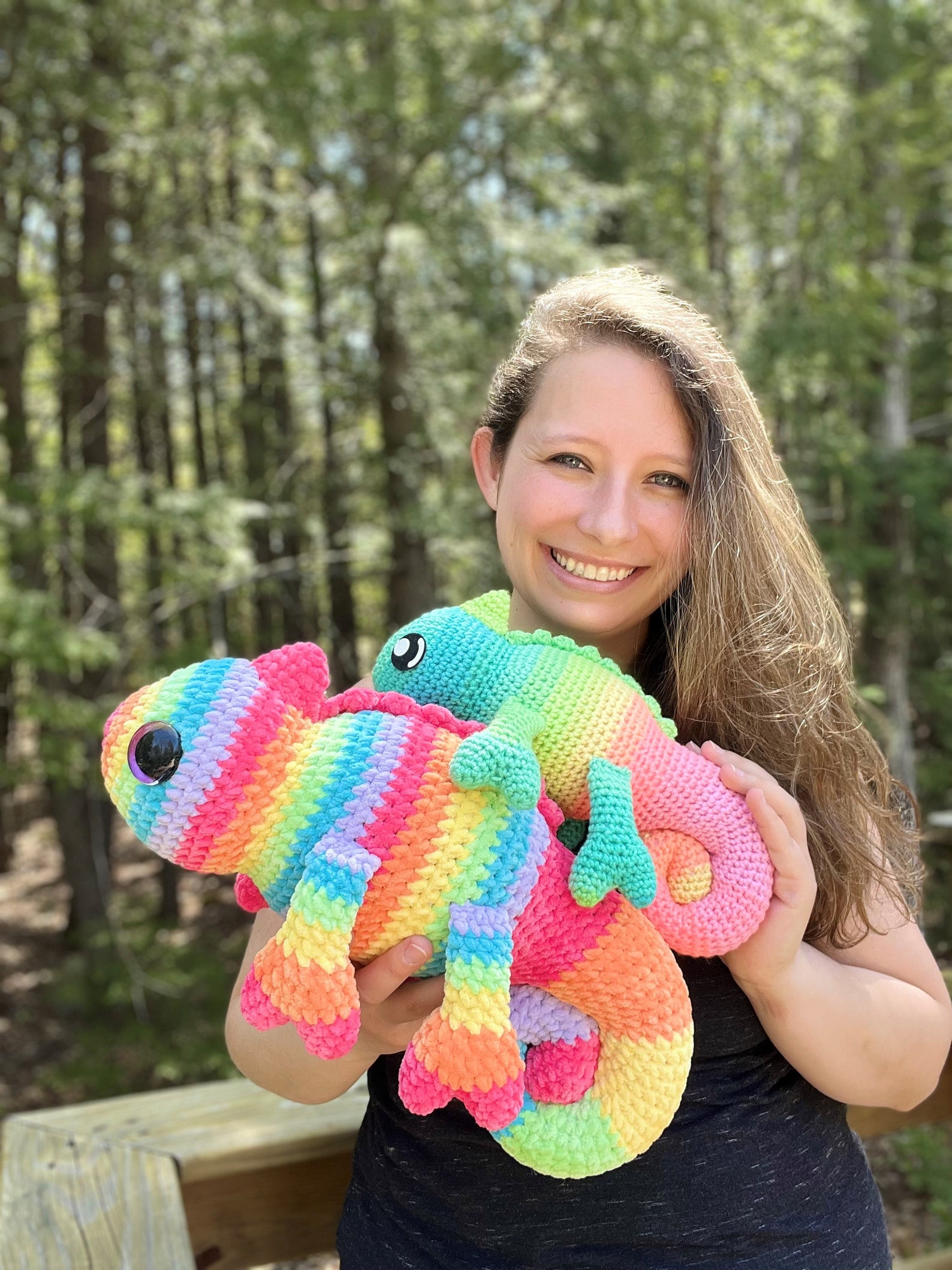 CROCHET PATTERN: Nacho the Chameleon - Etsy