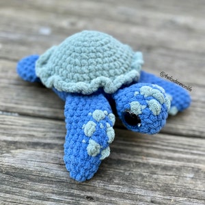 CROCHET PATTERN: Thea the No Sew Sea Turtle - Etsy