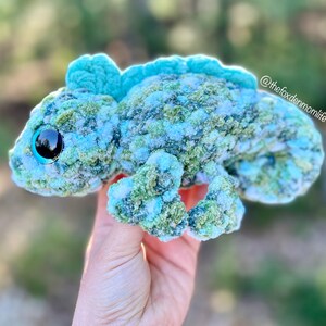 CROCHET PATTERN: Pico the No Sew Chameleon - Etsy