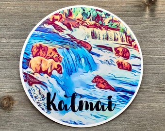 Otis Bear Sticker - Etsy