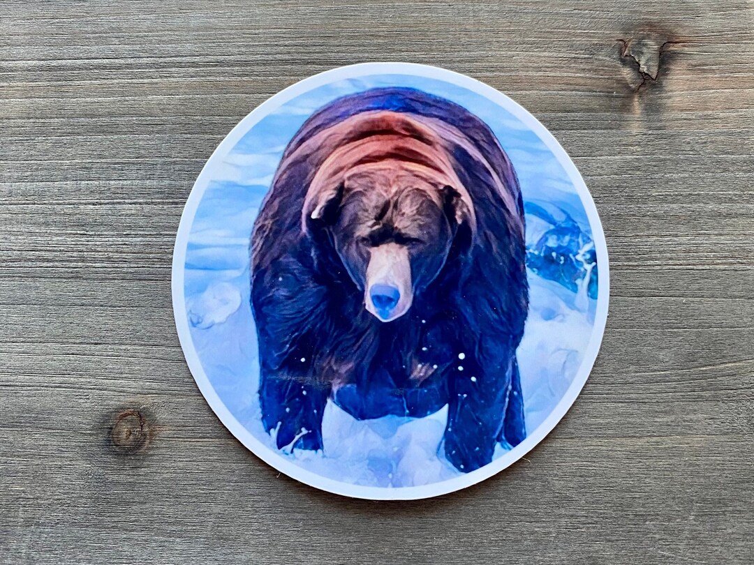 STC•222 Fat Bear Champion “747" Sticker, Fat Bear Week Winner, Brooks ...