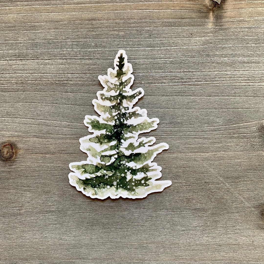 STC-093 Tree Sticker, Spruce Tree Sticker,alaska Spruce Tree Sticker ...