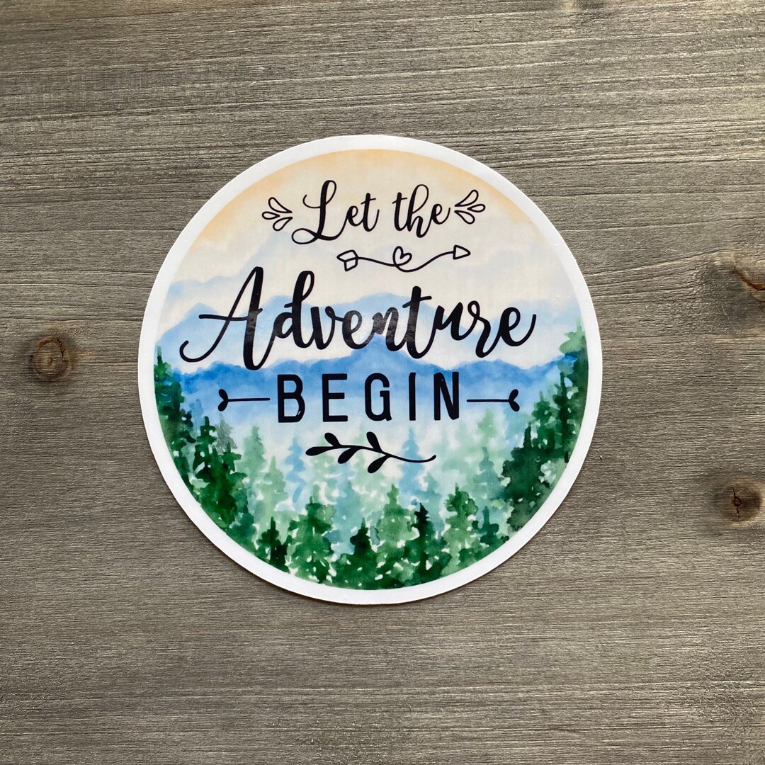 STC-073 Let the Adventure Begin Sticker, Exploring Adventure Sticker ...