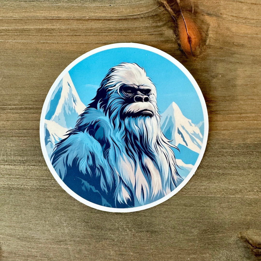 STC-241 Big Foot Sticker, Yeti Sticker, Sasquatch Sticker, Camping ...