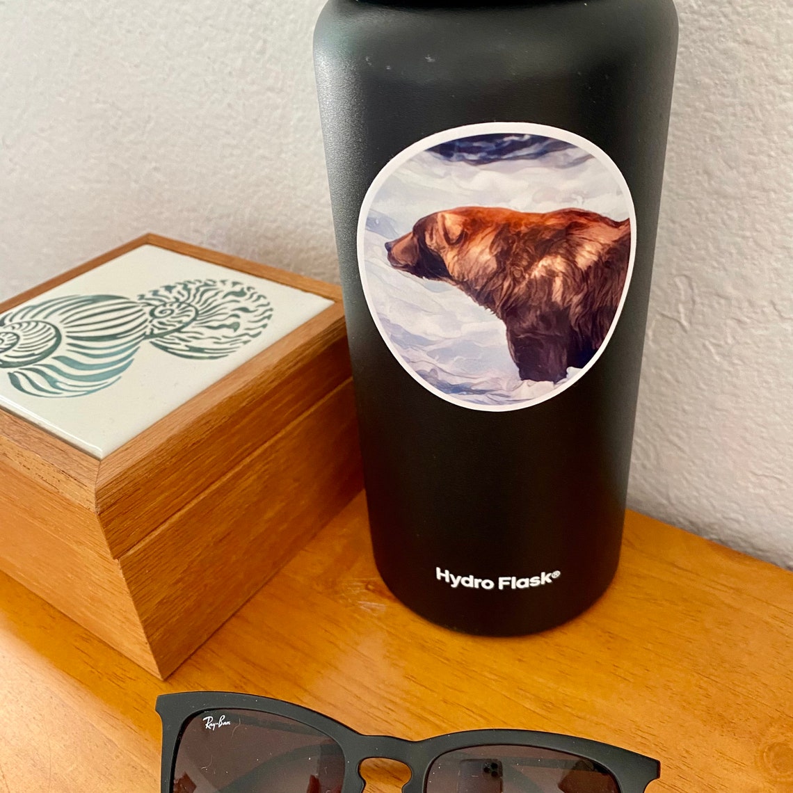 STC•071 Bear "480 Otis" Sticker, Brooks Falls Bear Sticker, Katmai ...