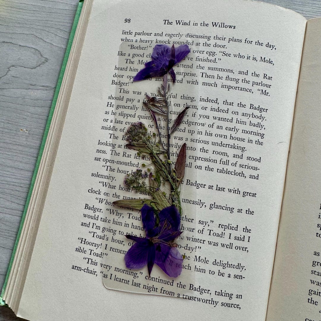 STC-BM7 Pressed Alaska Wildflower Bookmark, Alaska Fireweed Bookmark ...