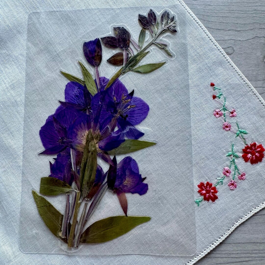 STC-BM17 Pressed Wild Alaska Fireweed Bookmark, Alaska Wildflowers ...