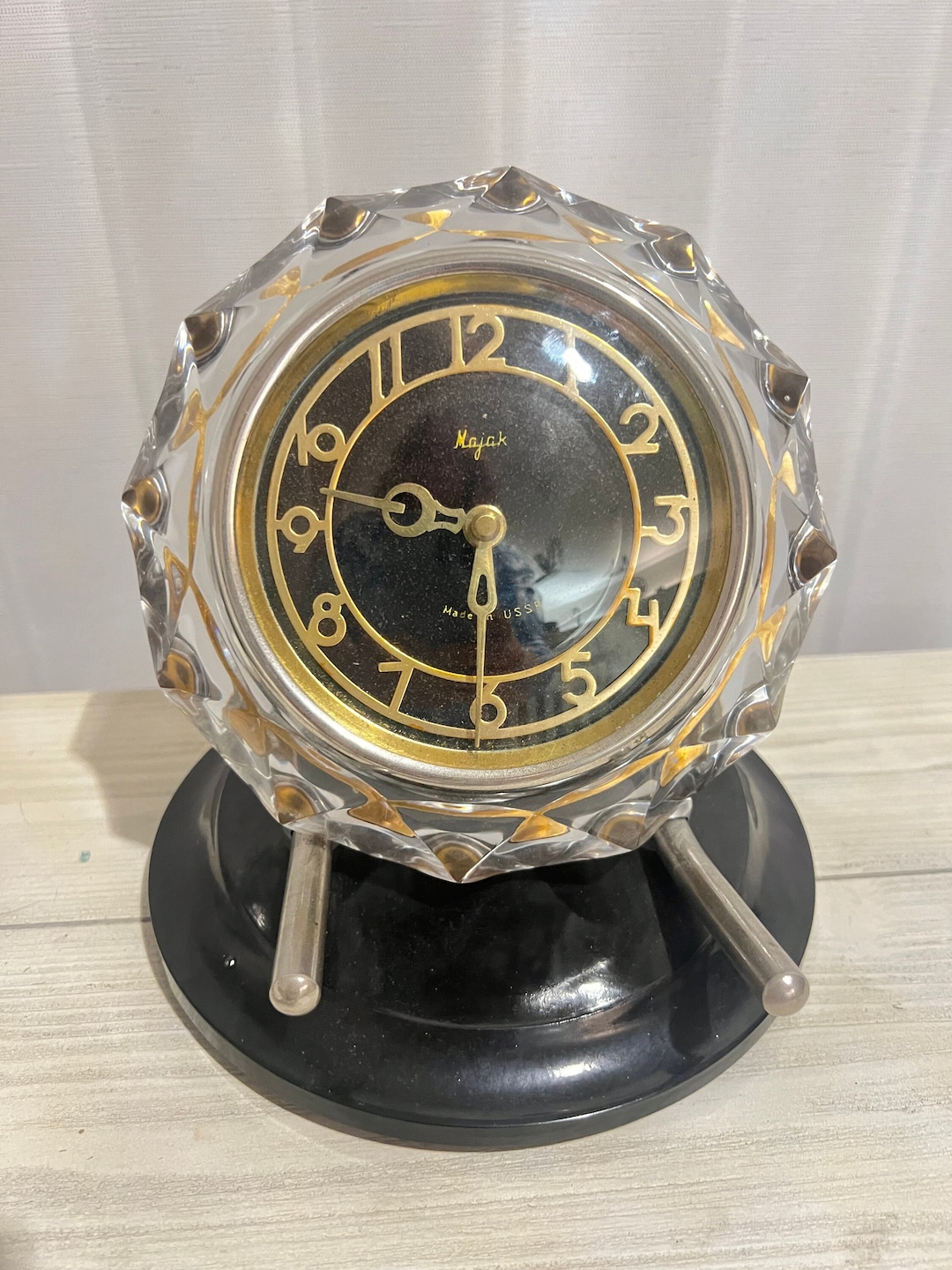 Majak Russian Desk Clock - Etsy