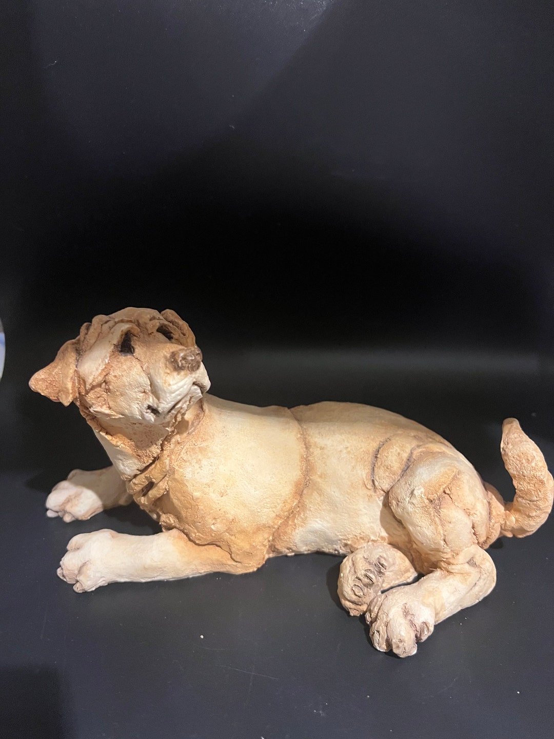 Yellow Labrador Figurine - Etsy