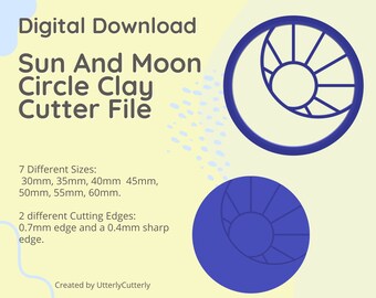 Sun and Moon Stl - Etsy