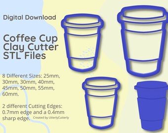 Coffee Cup Stl File - Etsy