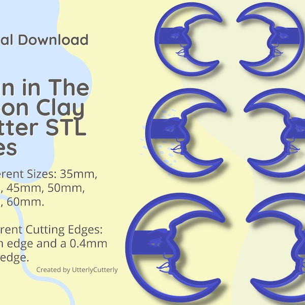 Man in the Moon Svg - Etsy