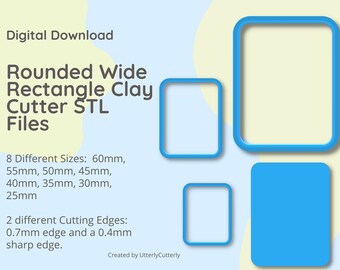 Rectangle Stl File - Etsy