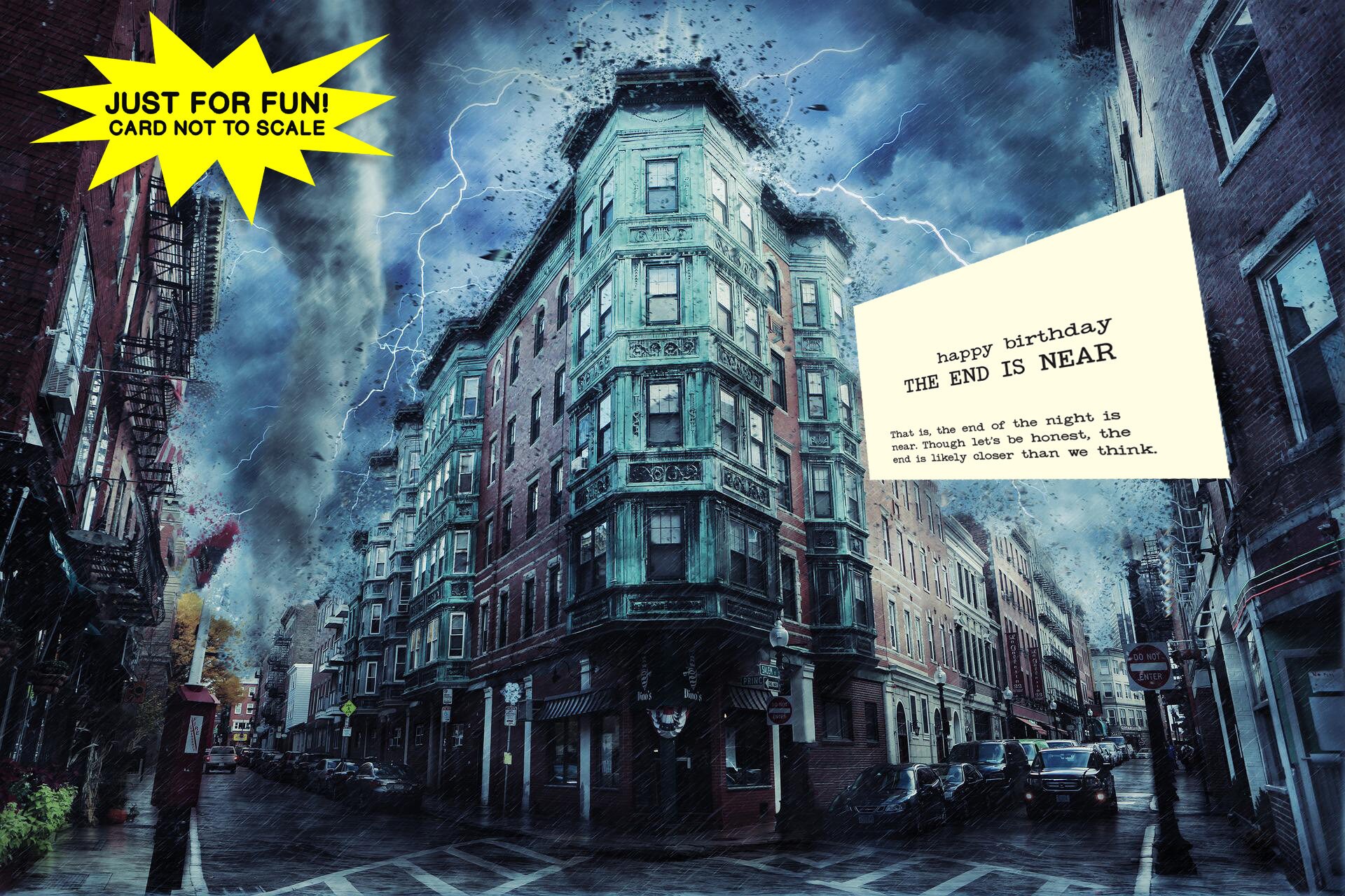 The End is Near // Funny Birthday Card, Snarky Humor, Sarcastic Card ...