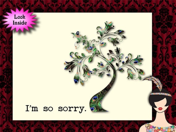 I'm so Sorry // Sorry for Your Loss Greeting Card - Etsy