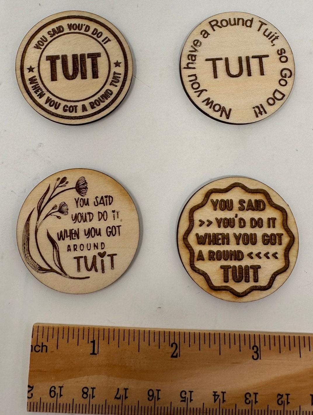 Round Tuits to Keep in Your Pocket! - Etsy
