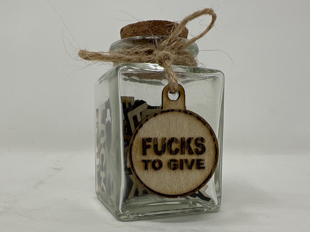 Jar of F*cks to Give (when You Have Run Out) - Etsy
