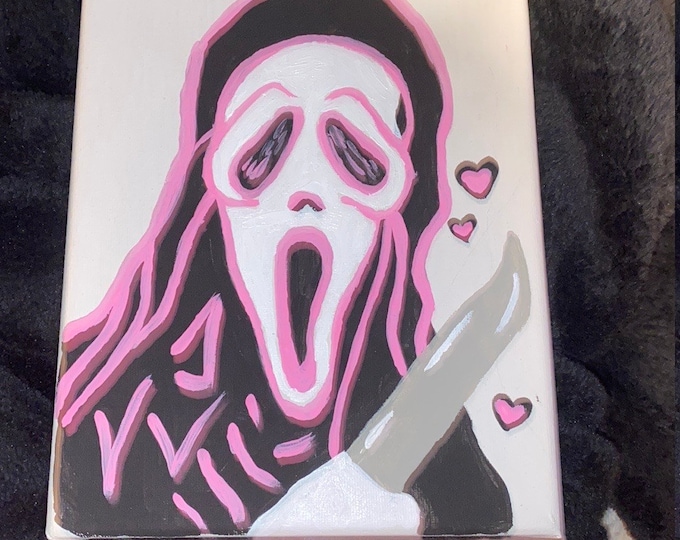 Scream/ Ghostface Scream 4 Me Canvas Painting - Etsy