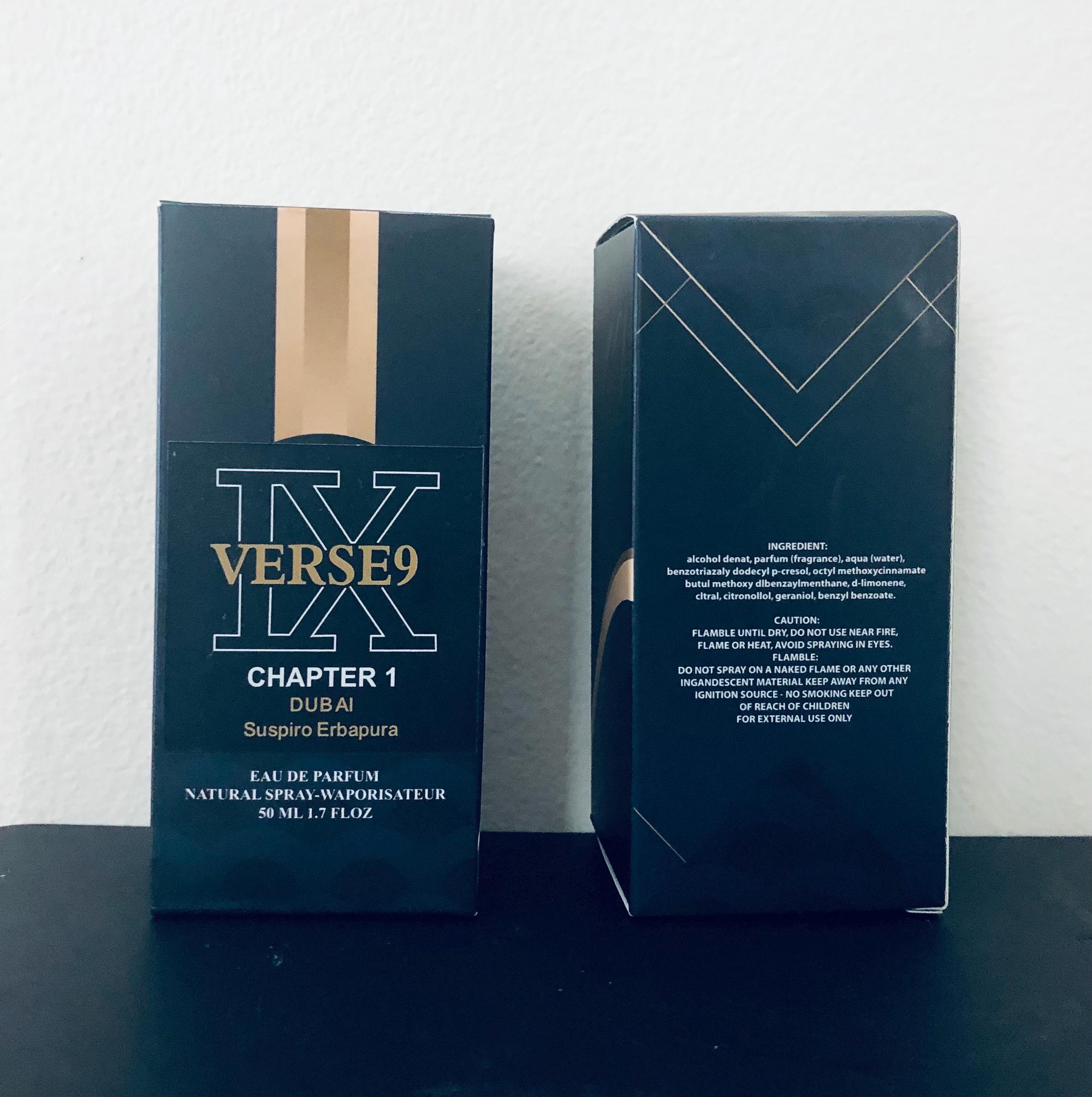 Chapter 1 Dubai Suspiro Erbapura Cologne by VERSE 9 EDP Men 50ML Spray ...