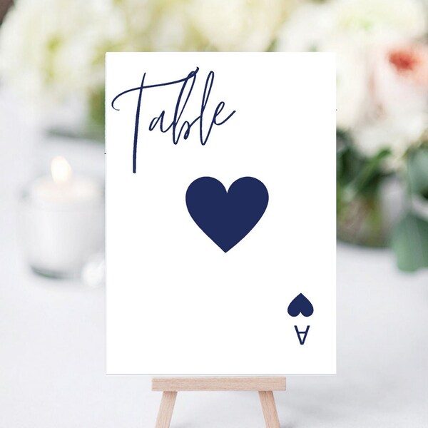 Heart Table Numbers - Etsy